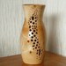 Ornamental Leylandii Vase With Mahogany Base - Wooden Art Handmade by ...