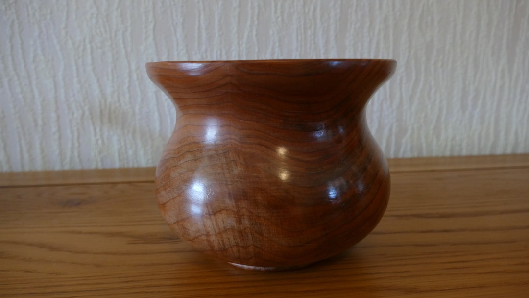 Handmade Sequoia Pot - Woodturned Wooden Pot/bowl, Decorative Redwood ...