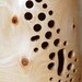 Ornamental Leylandii Vase With Mahogany Base - Wooden Art Handmade by ...