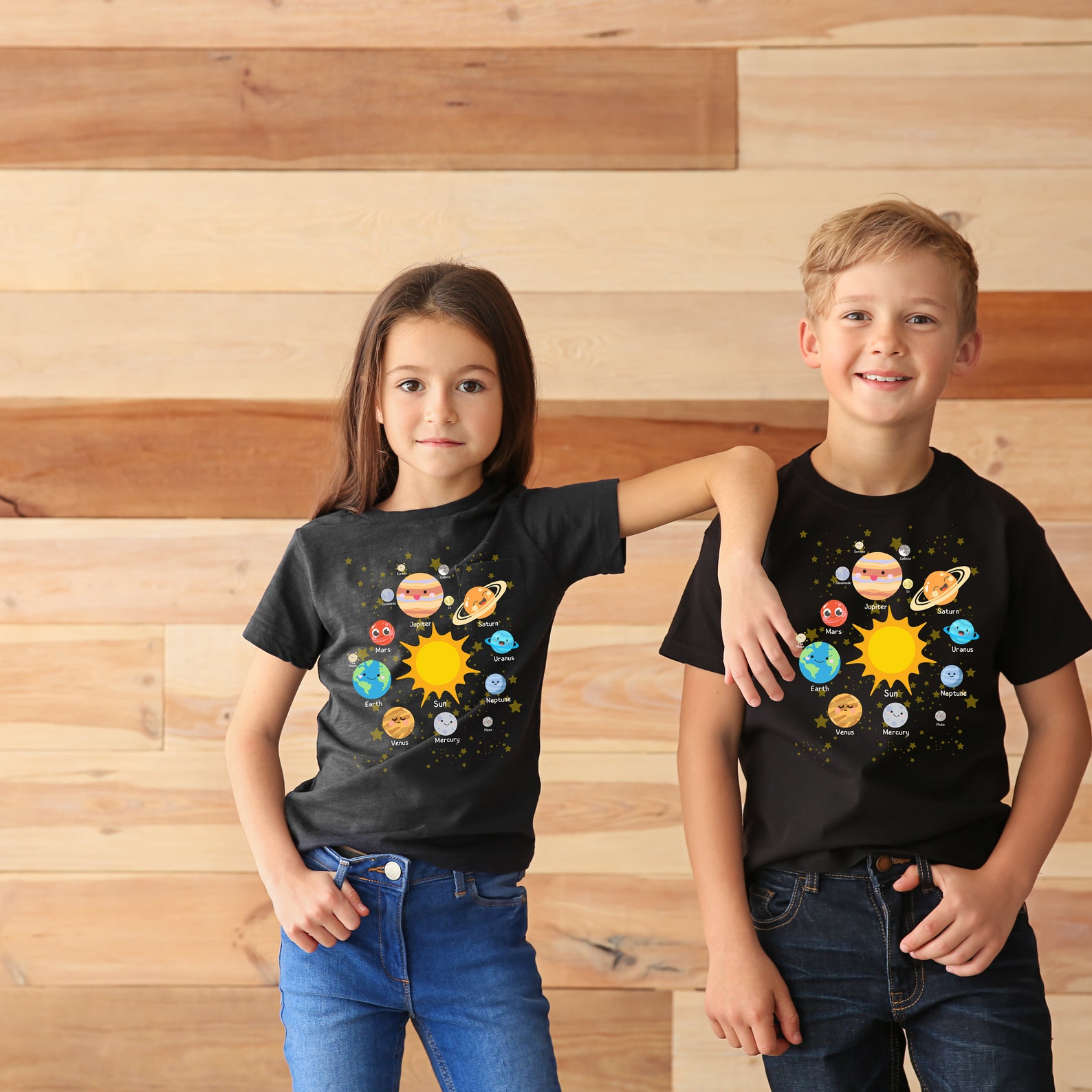 Youth Planets Shirt, Solar System Shirt, Space Shirt, Birthday Shirt ...