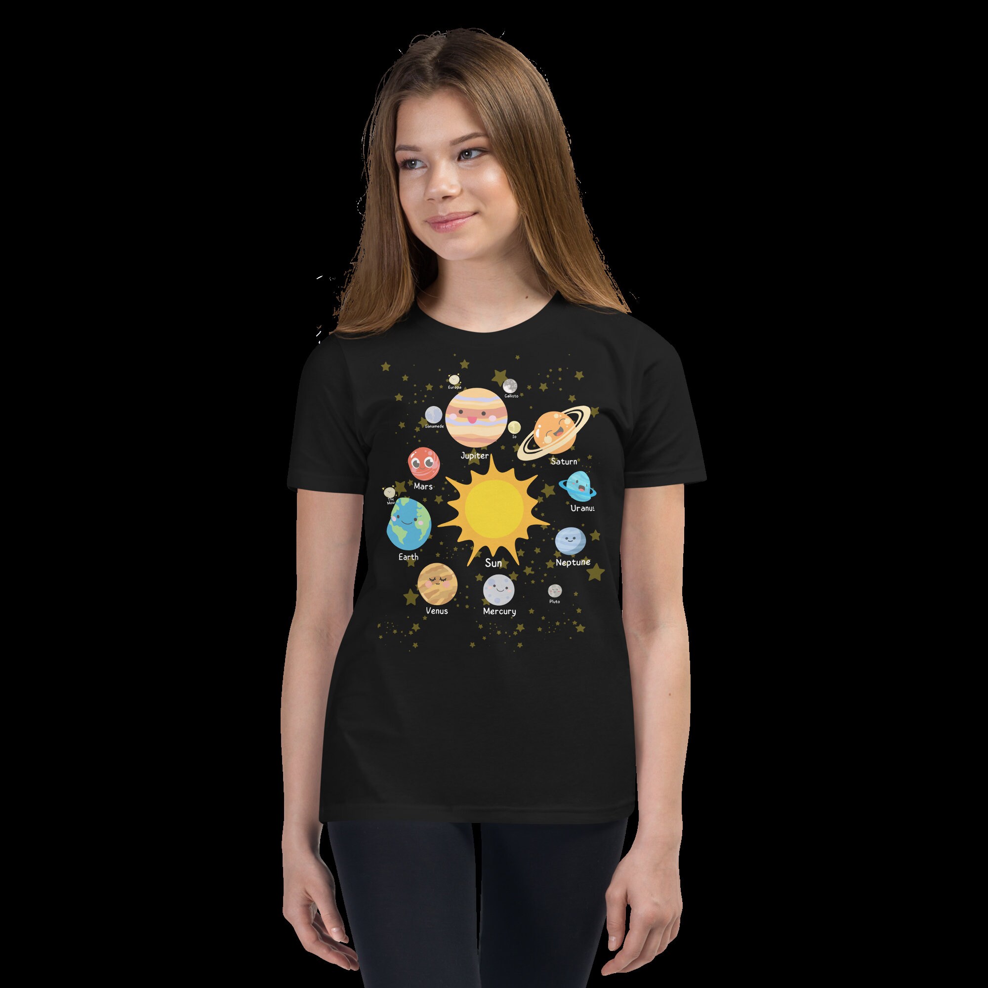 Youth Planets Shirt, Solar System Shirt, Space Shirt, Birthday Shirt ...