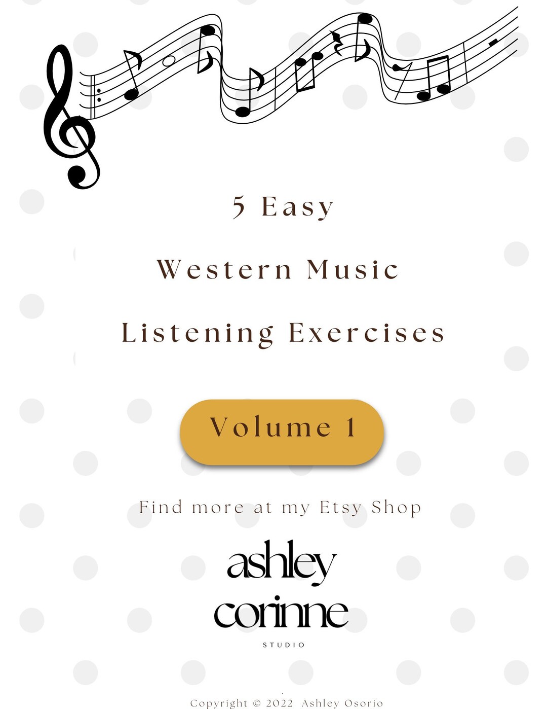 5 Easy Western Music Listening Exercises Vol. 1, Digital Lesson Plans ...