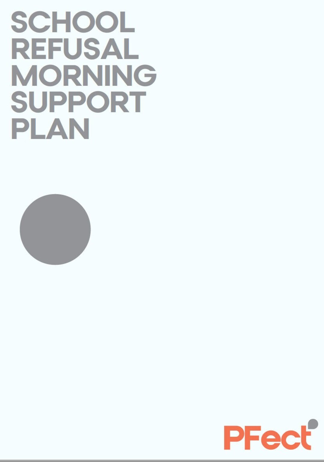 School Refusal Morning Support Plan - Etsy
