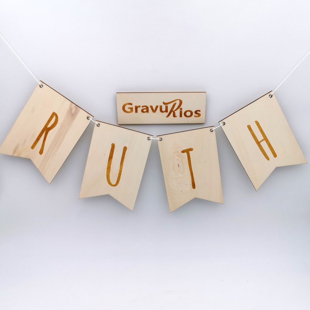 Pennant Chain Happy Birthday Pennant Chain With Names and - Etsy