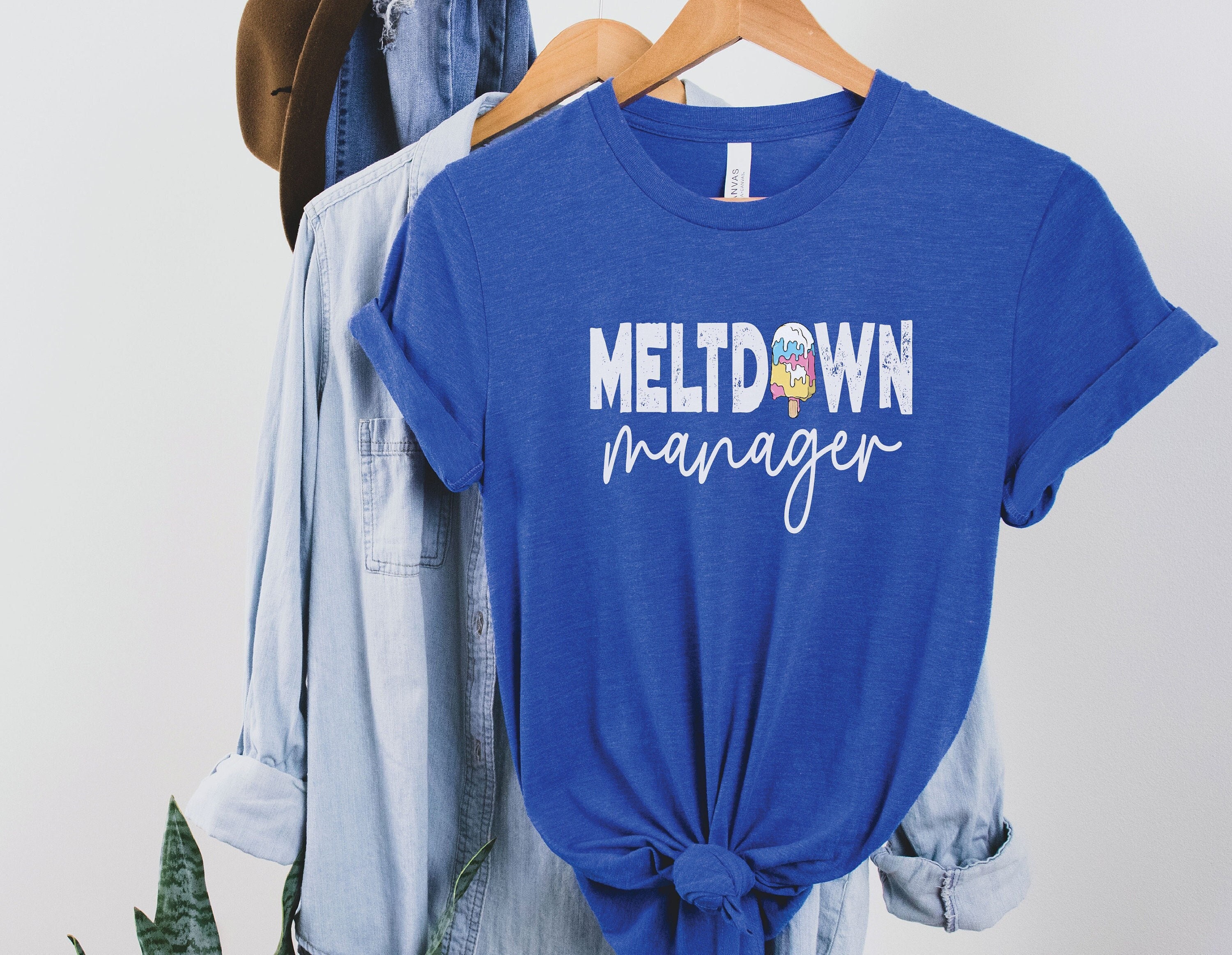 Daycare Shirt Funny Mom Shirt Meltdown Manager T-shirt - Etsy