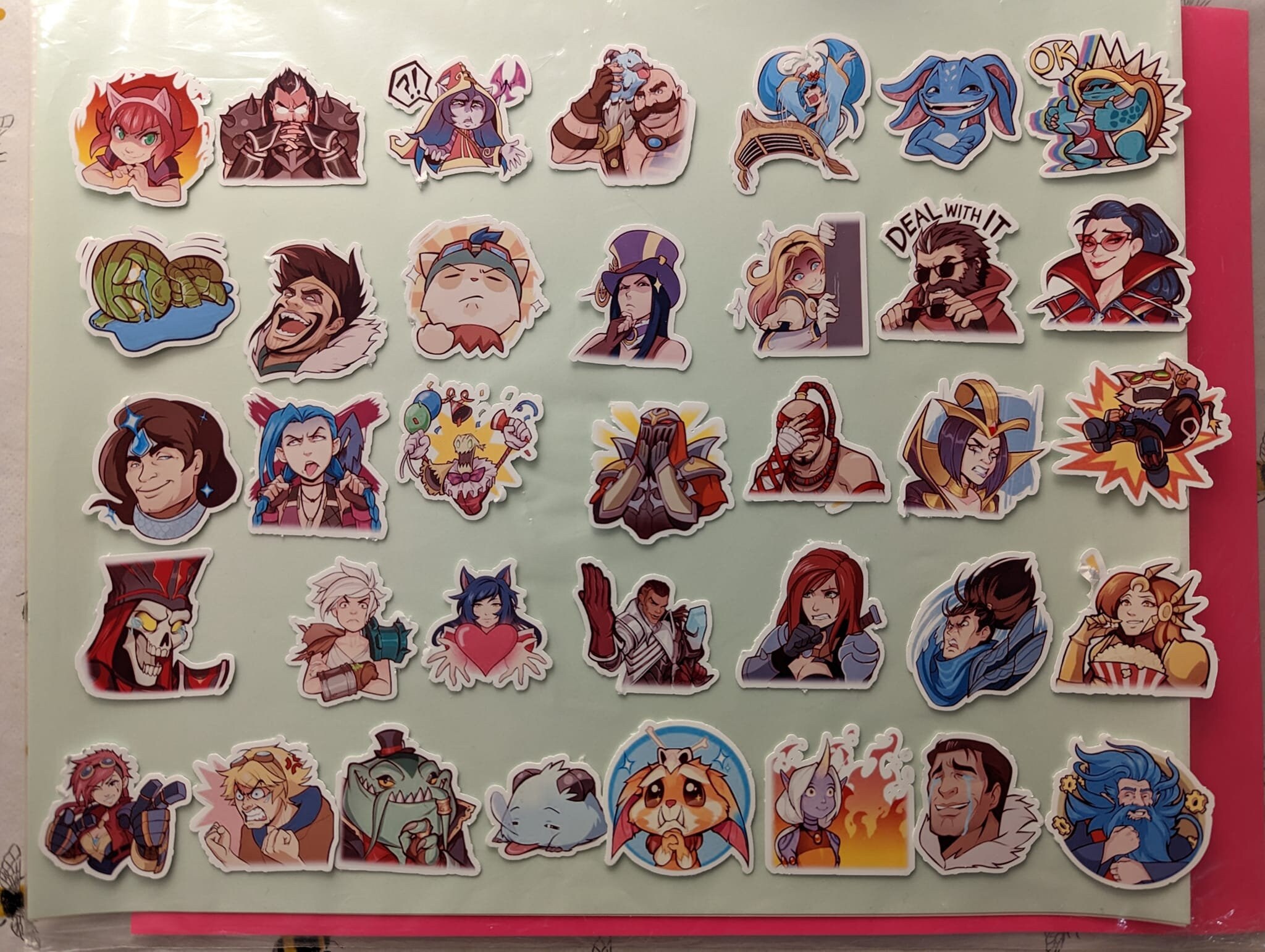 League of Legends Emotes Stickers 36 Pcs - Etsy