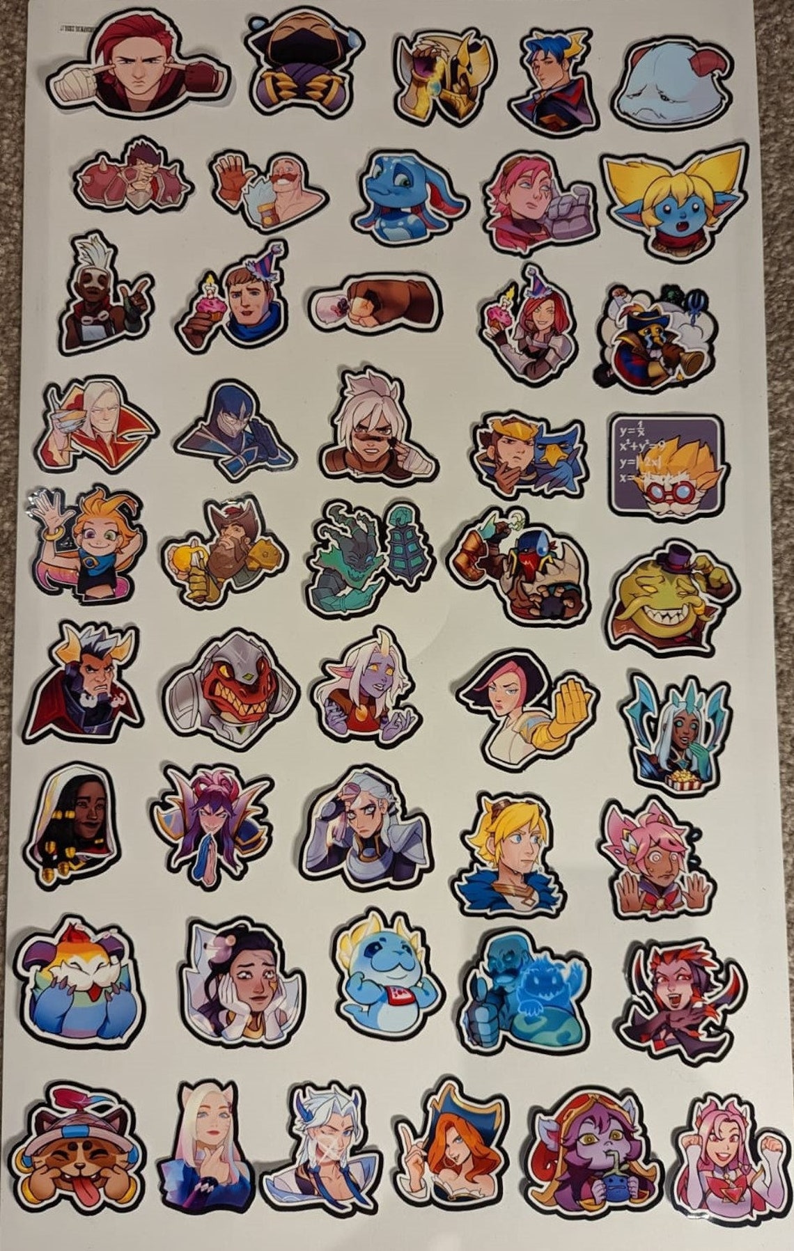 League of Legends/ Runeterra Emotes Stickers\ 3 Pcs in a Pack - Etsy