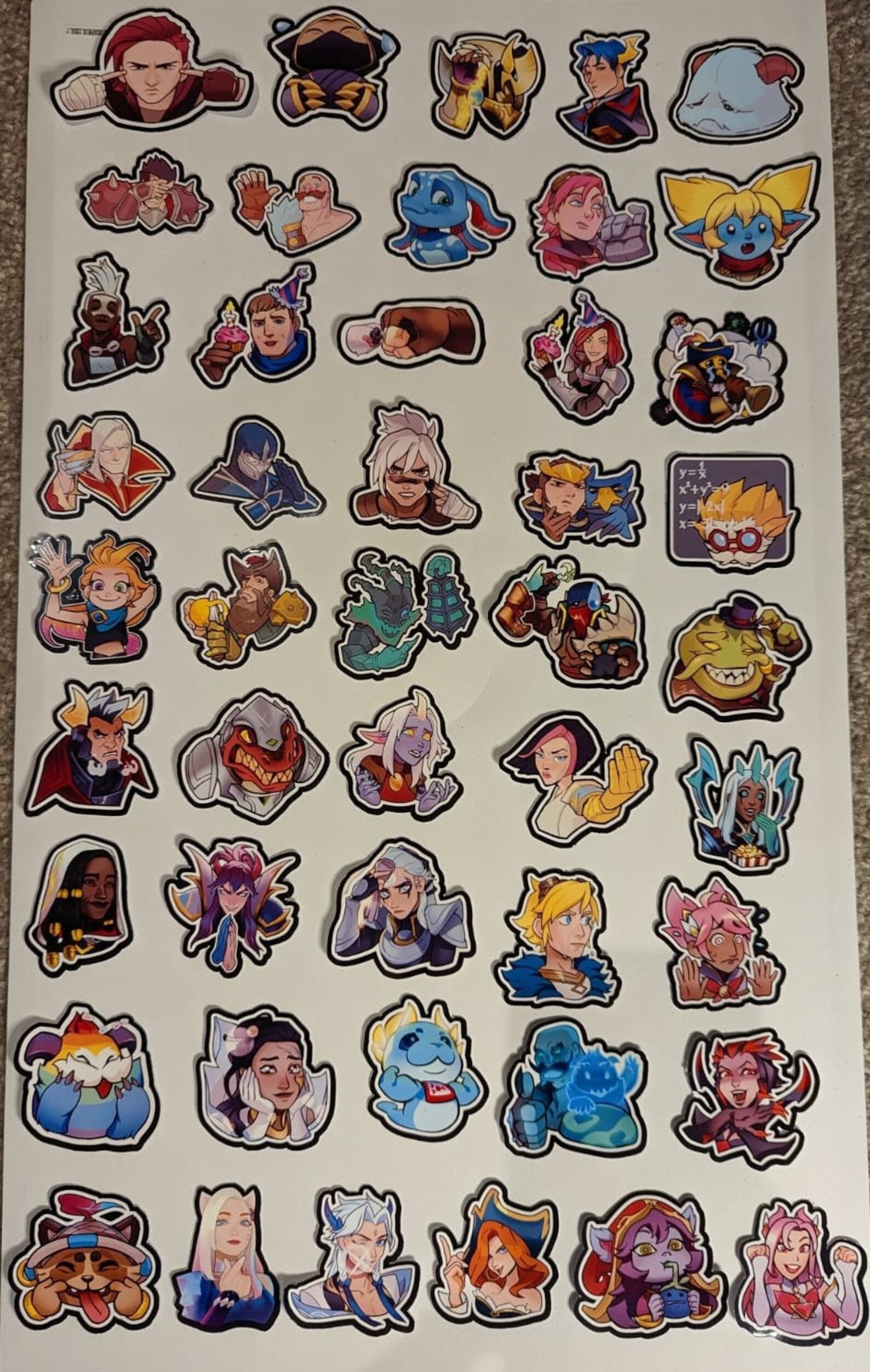 League of Legends/ Runeterra Emotes Stickers\ 3 Pcs in a Pack - Etsy