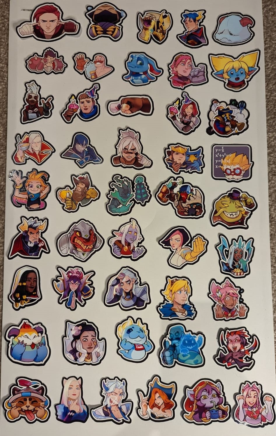 League of Legends/ Runeterra Emotes Stickers\ 3 Pcs in a Pack - Etsy