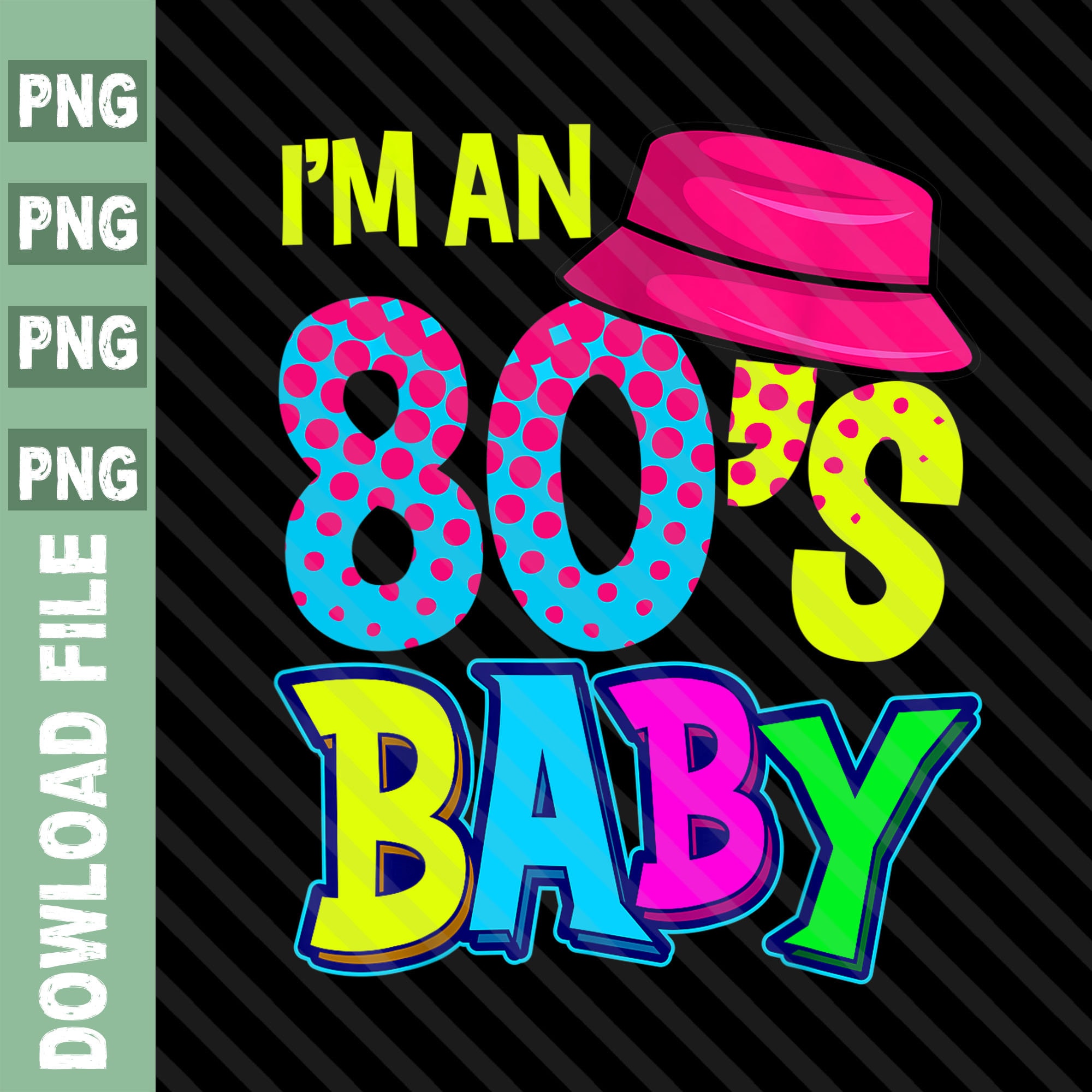 I Love the 80s Png 80s Retro Png 80s Party Png Birthday - Etsy