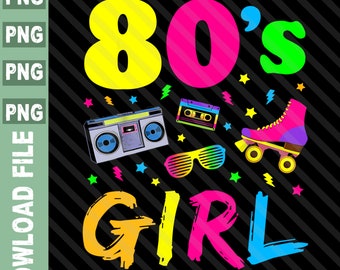 Straight Outta the 80s Png, 80s Retro Png, 80s Party Png, Birthday 1980 ...