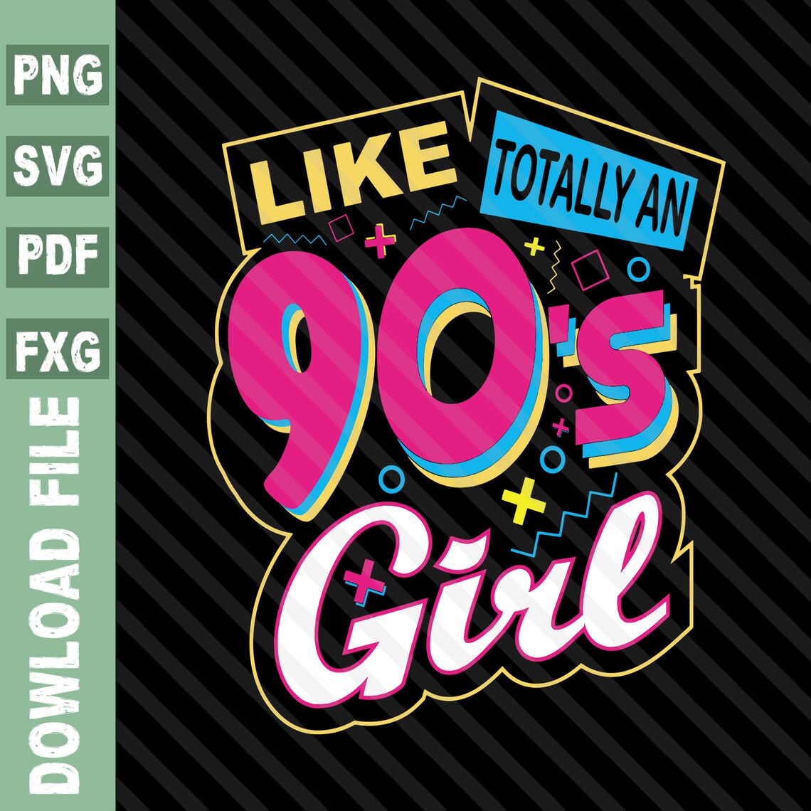 I Love the 90s Svg 90s Retro Svg 90s Party Svg Birthday - Etsy