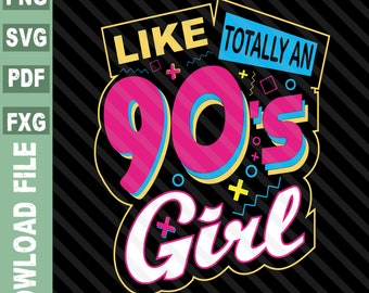 I Love the 90s Svg, 90s Retro Svg, 90s Party Svg, Birthday 1990 Svg, 90 ...