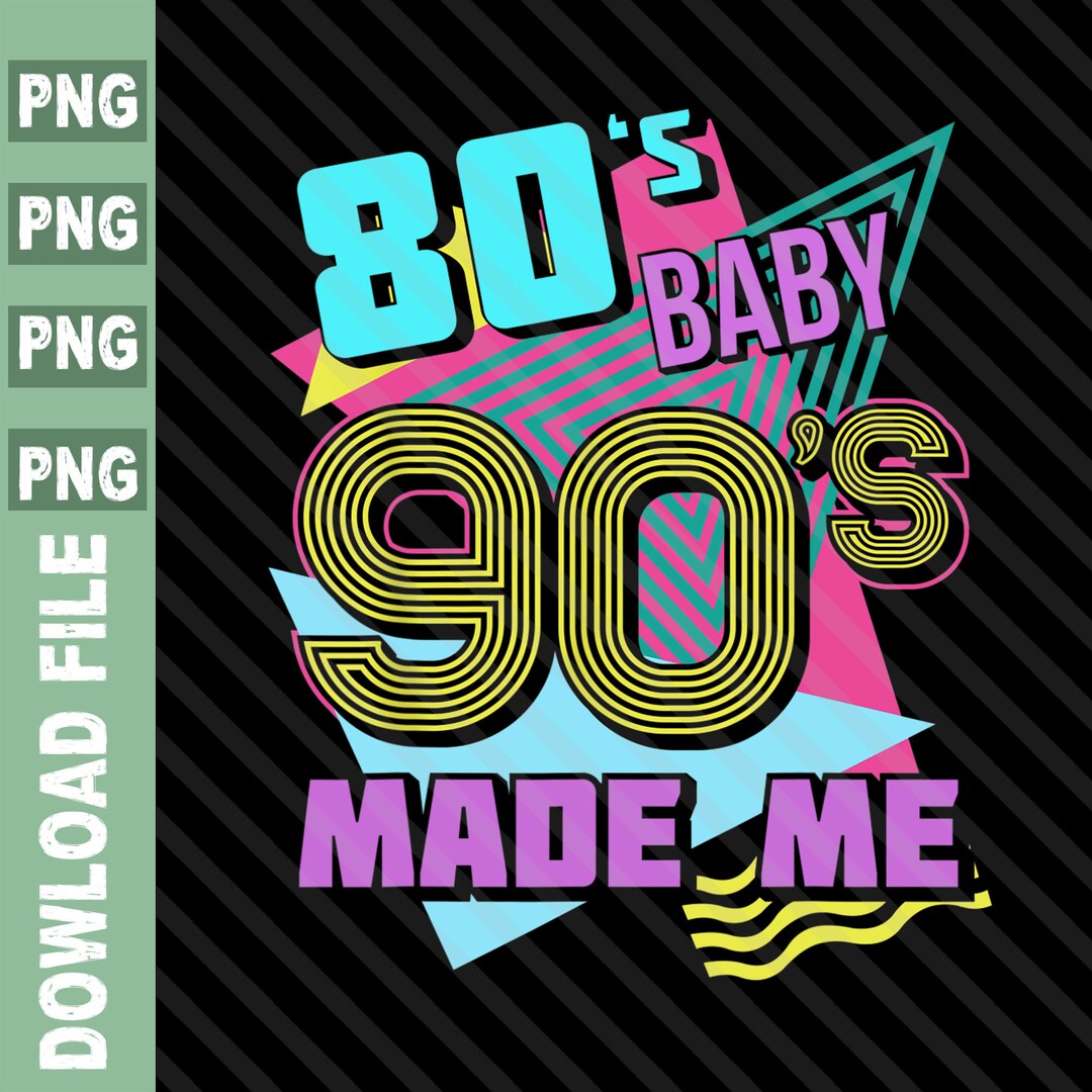 I Love the 80s Png, 80s Retro Png, 80s Party Png, Birthday 1980 Png, 90 ...