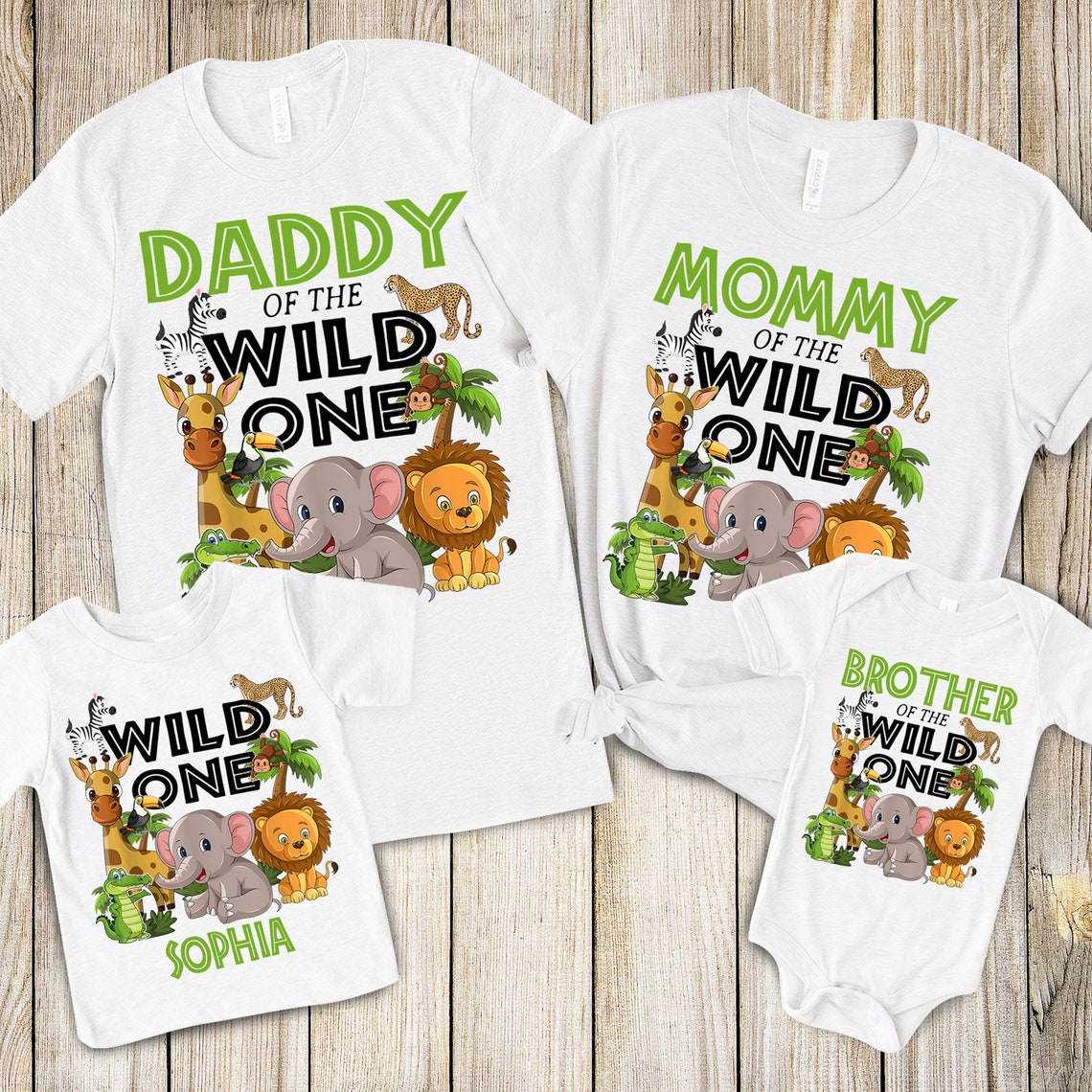 Wild One Family Matching Shirts Wild One Birthday Boywild - Etsy