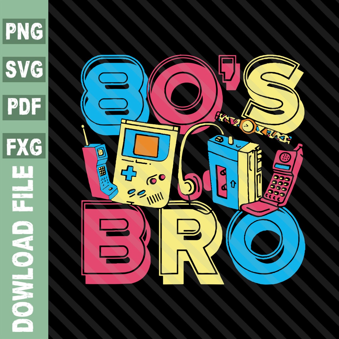 I Love the 80s Svg 80s Retro Svg 80s Party Svg Birthday - Etsy