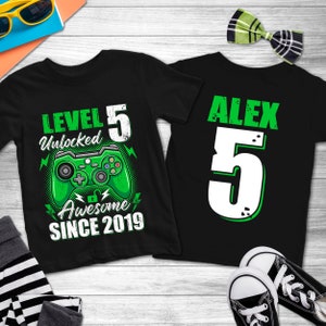 Game Birthday Boy Shirt,gamer Birthday Shirt,video Game Birthday Party ...