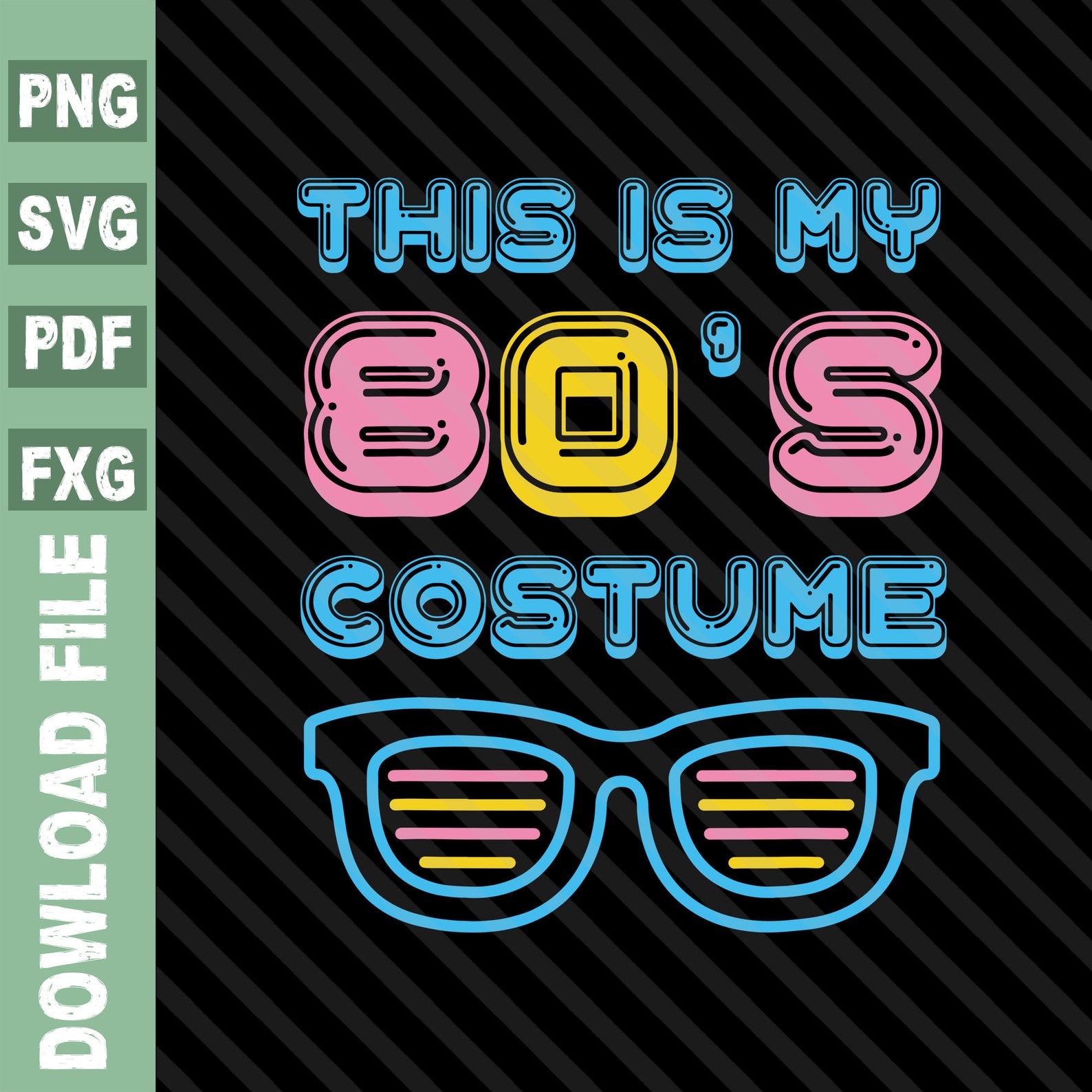 This is My 80's Costume Svg 80s Retro Svg 80s Party Svg - Etsy