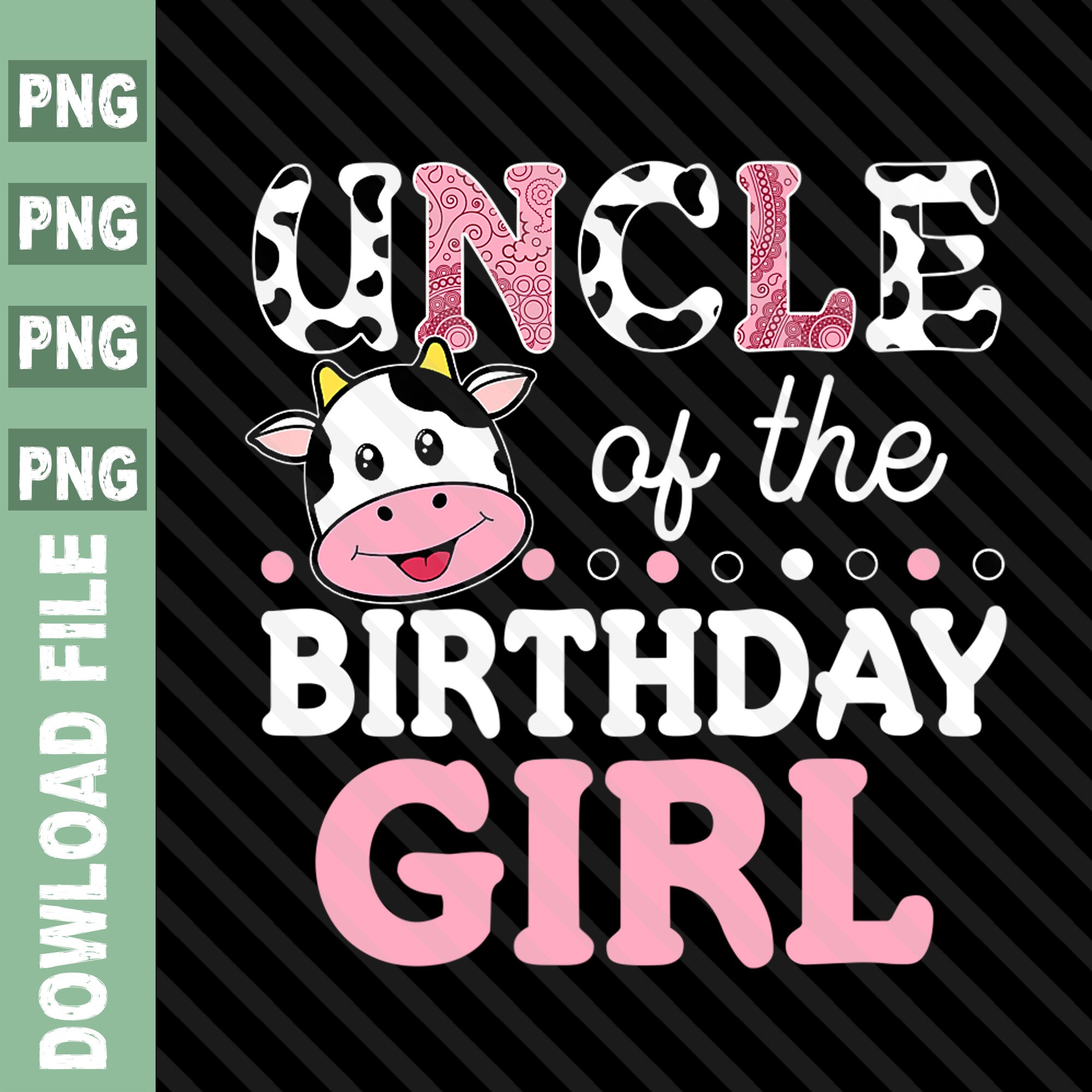 Bundle Family Cow Birthday Png,family Cow Birthday Girl Png,birthday ...