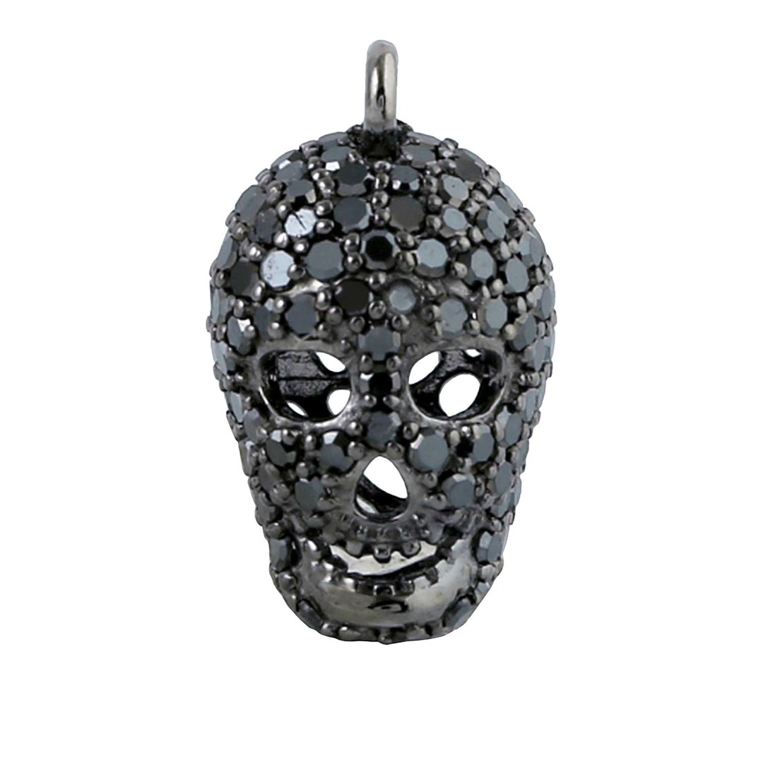 Blue Sapphire Skull Charm Gemstone Blue Skeleton Charm - Etsy