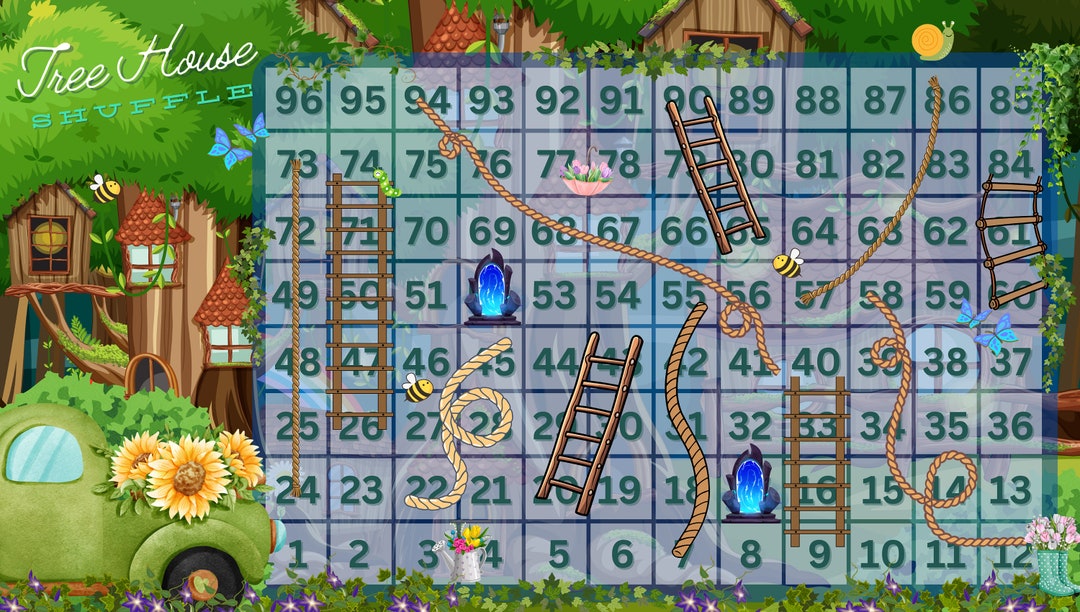 Tree House Shuffle Game - Etsy