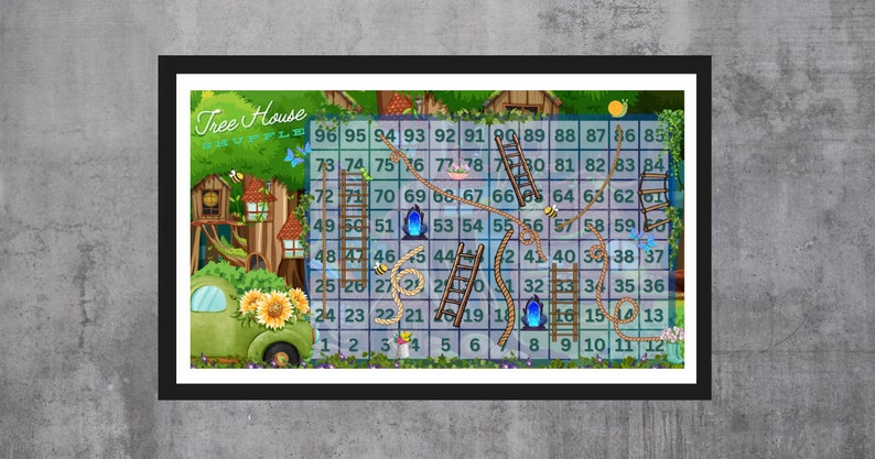 Tree House Shuffle Game - Etsy