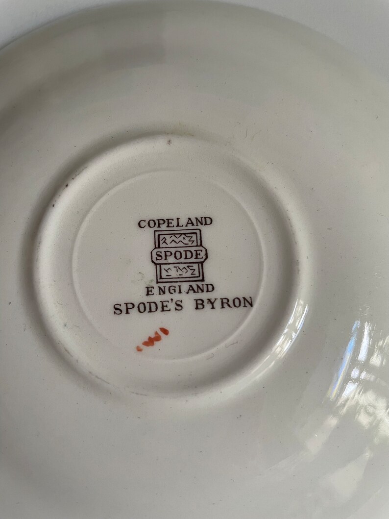 Vintage Copeland Spode’s Byron Saucer - Etsy
