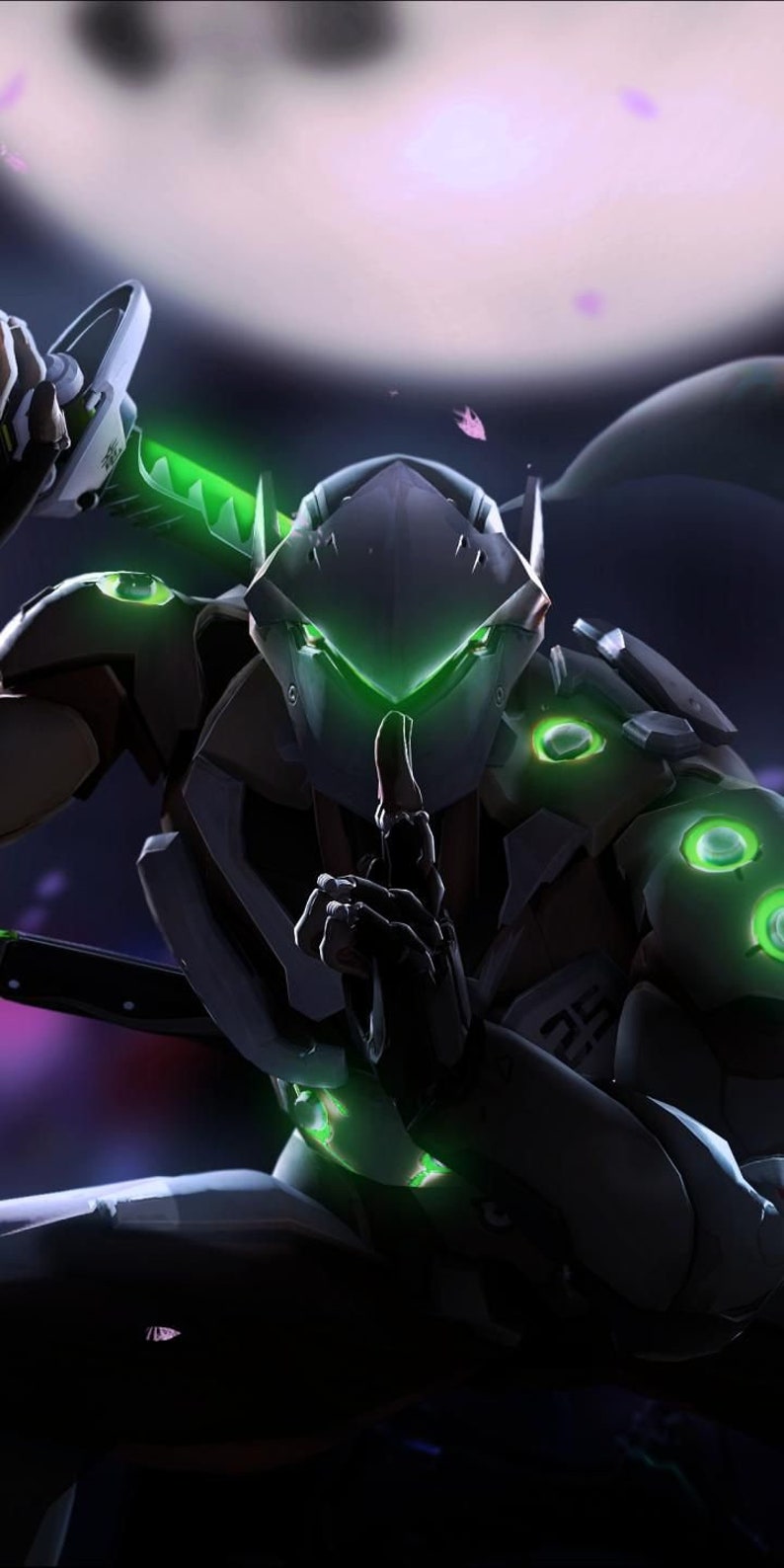 Genji Posteroverwatchoverwatch Posterpersonalized - Etsy