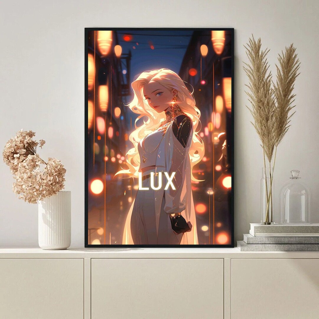 Lol Poster,anime,anime Poster,personalized Gift,twitch Streamer,video ...
