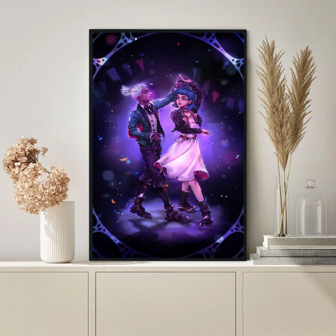 Jinx Poster,anime,anime Poster,personalized Gift,twitch Streamer,video ...