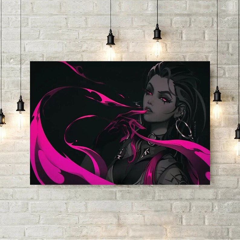 Reyna Poster,valorant,valorant Poster,personalized Gift,twitch Streamer ...