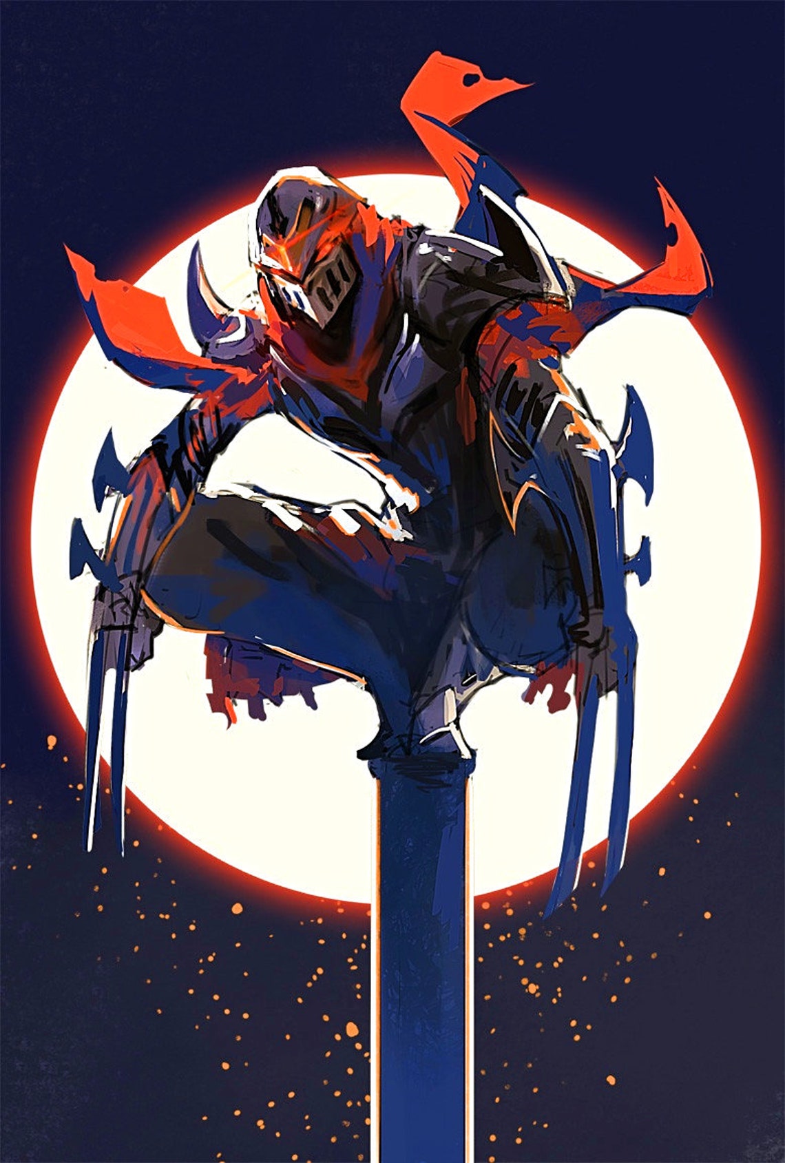 Zed Posteranimeanime Posterpersonalized Gifttwitch - Etsy