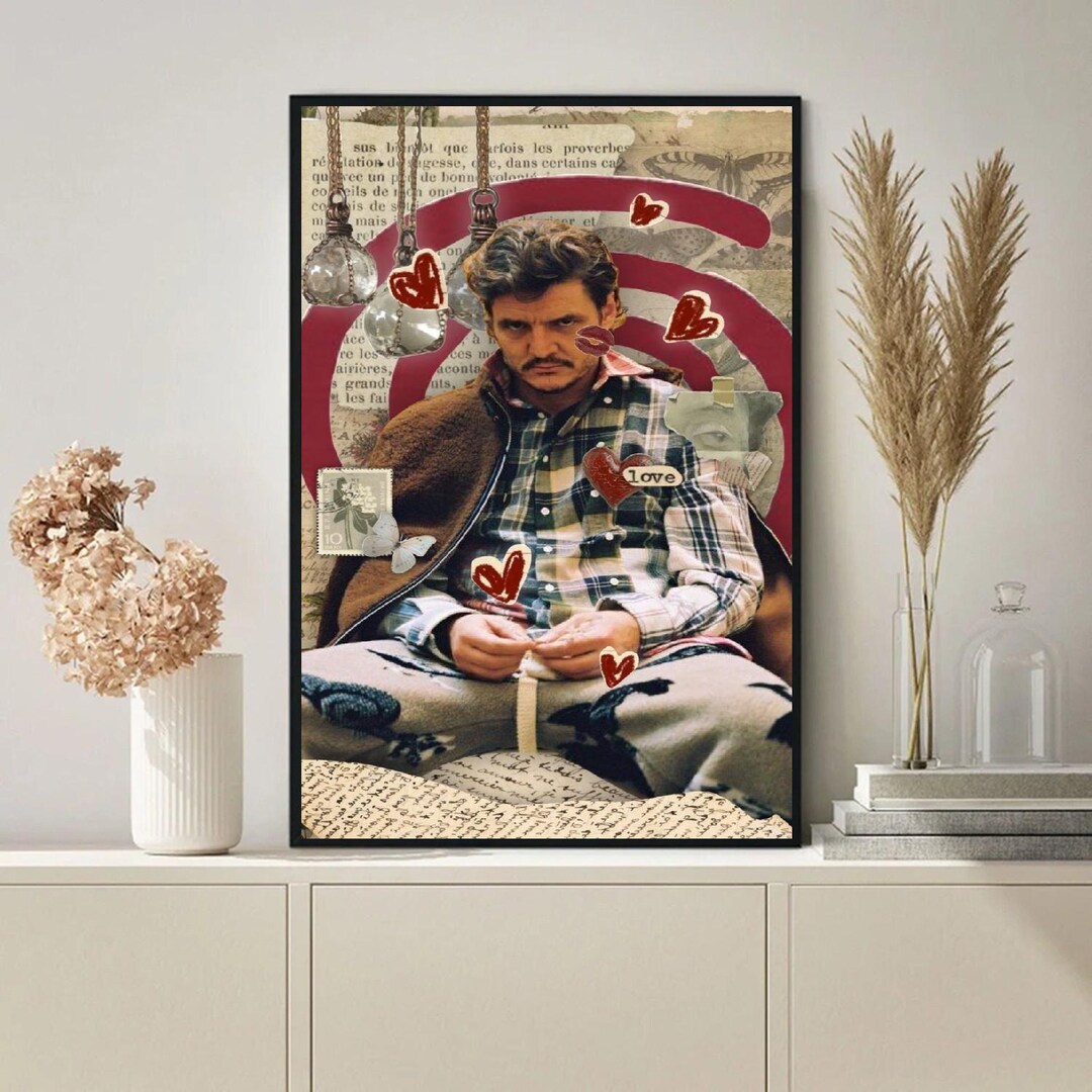 Pedro Pascal Poster, Pedrp Pascal Canvas, Pedro Pascal Wall Art, Canvas ...
