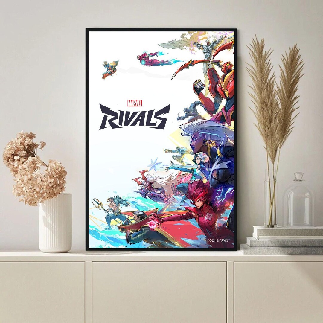 Marvel Rivals Poster, Marvel Rivals Canvas Poster, Video Game Poster ...