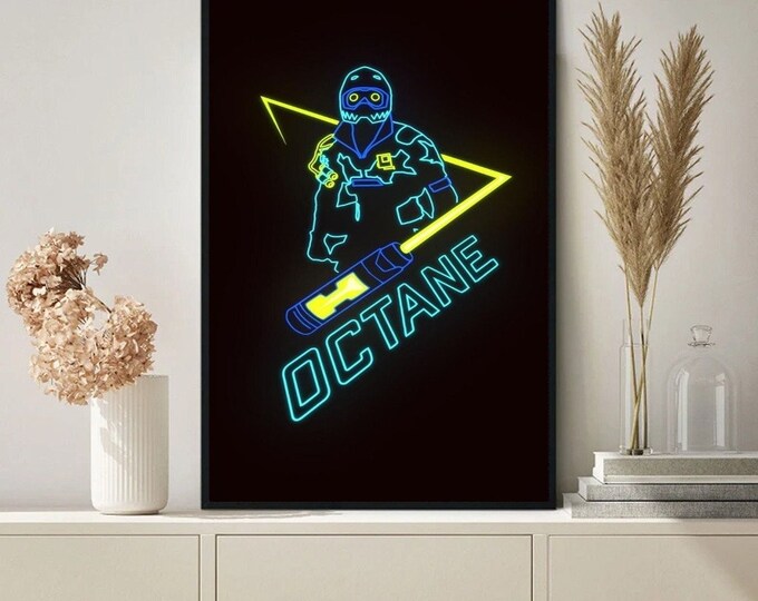 Apex Legends, Octane, Minimalist Print, Video Game Decor, Gaming Poster ...