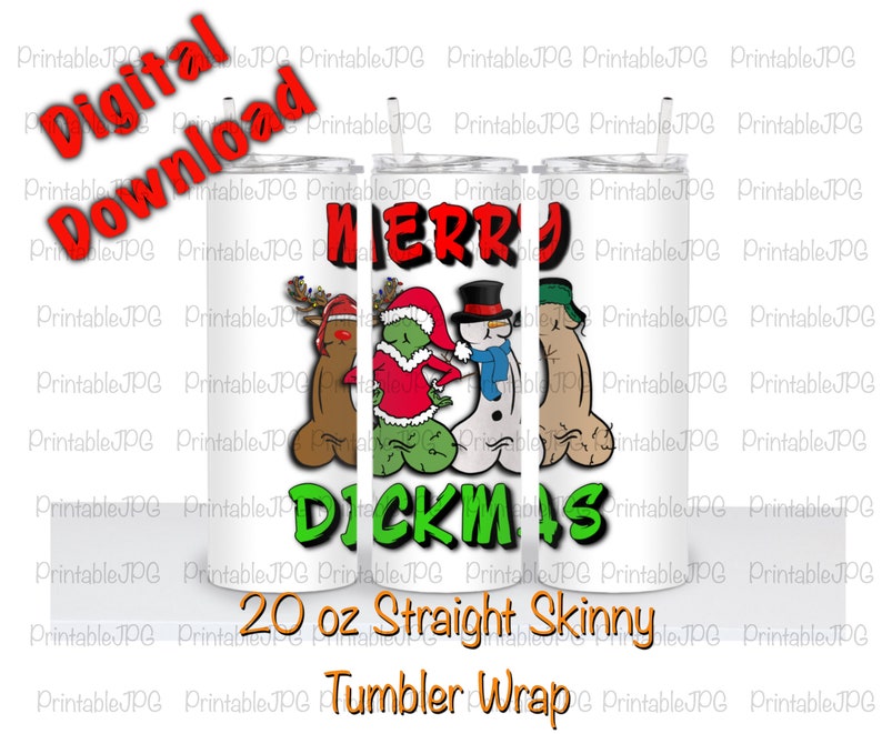 Merry Dickmas Penis Christmas Sublimation Design - Etsy Australia