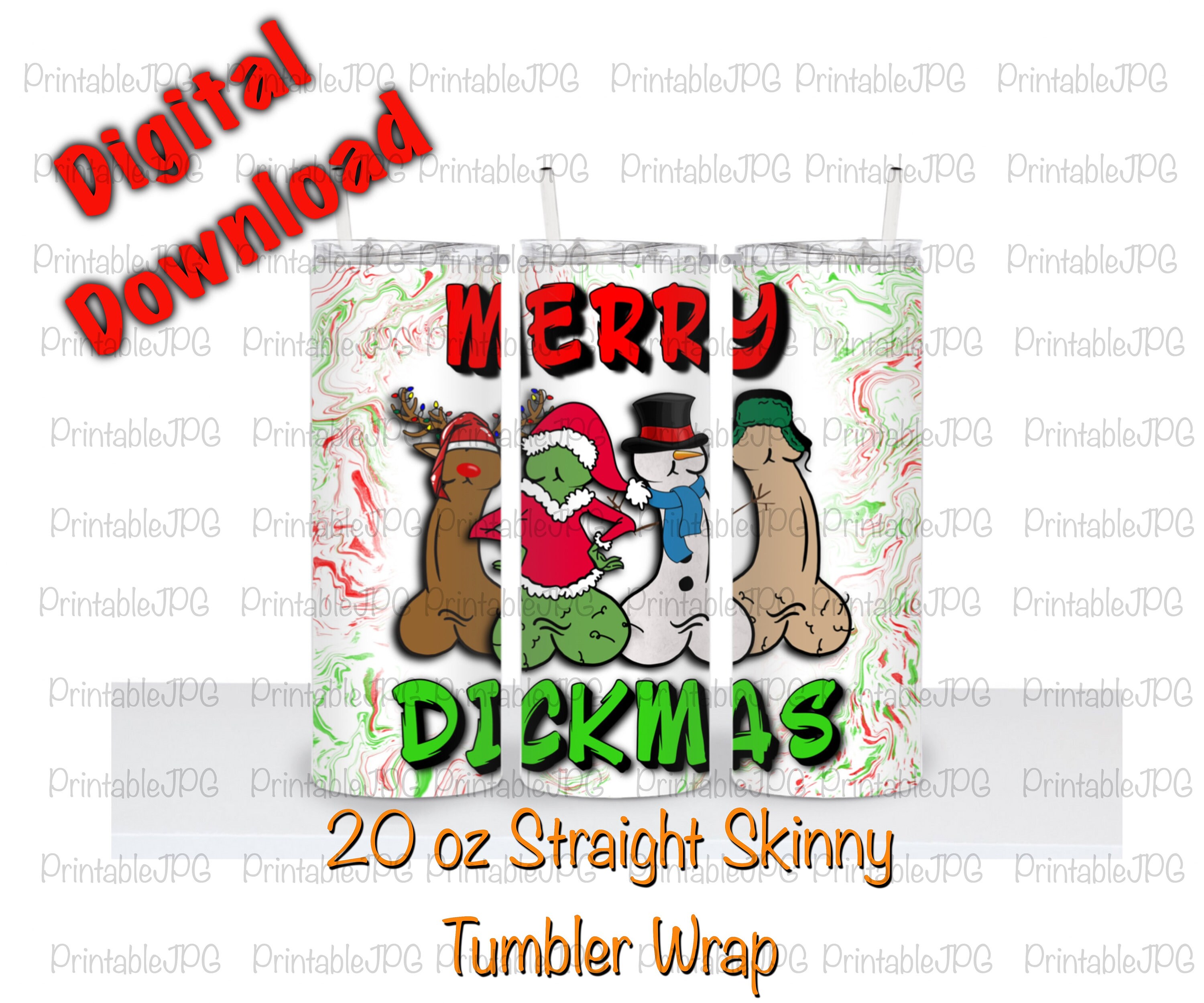 Merry Dickmas Penis Christmas Sublimation Design Etsy Australia