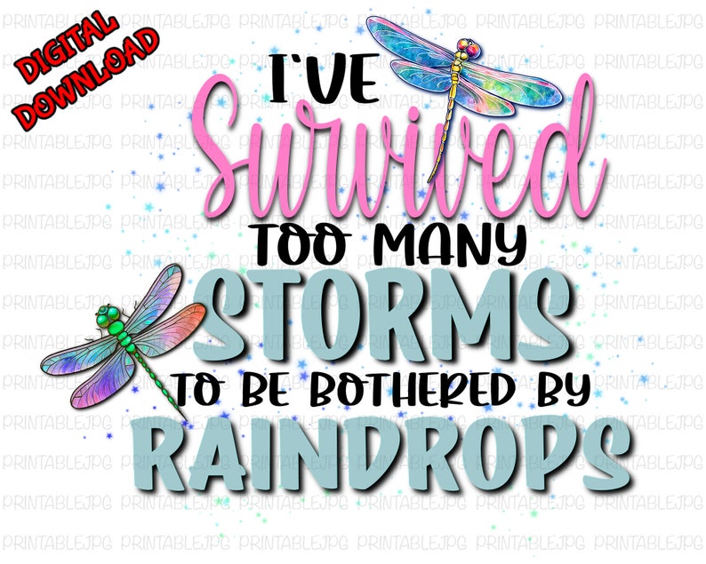 I've Survived Too Many Storms to Be Bothered by Raindrops Sublimation ...