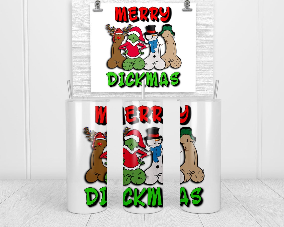 Merry Dickmas Penis Christmas Sublimation Design Etsy Canada