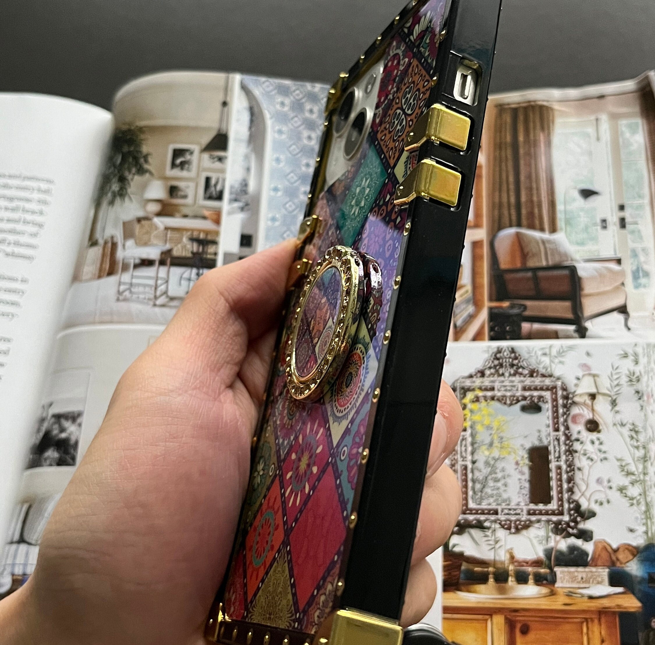 Luxury Blue Light Rhomboid Square Lanyard Women's Stylish - Etsy