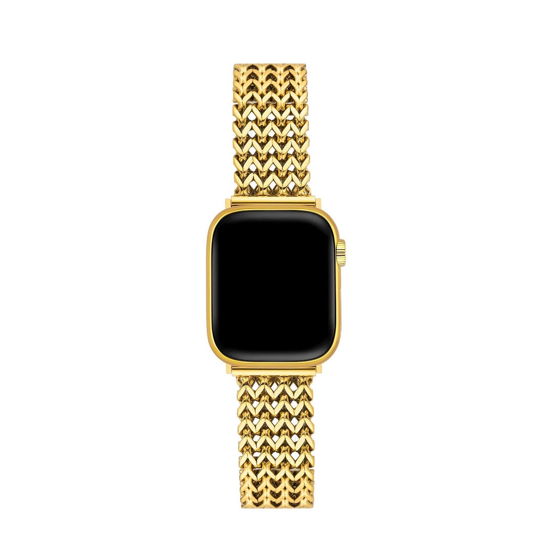 Mesh Chain Apple Watch Band, Stainless Steel Strap - Etsy