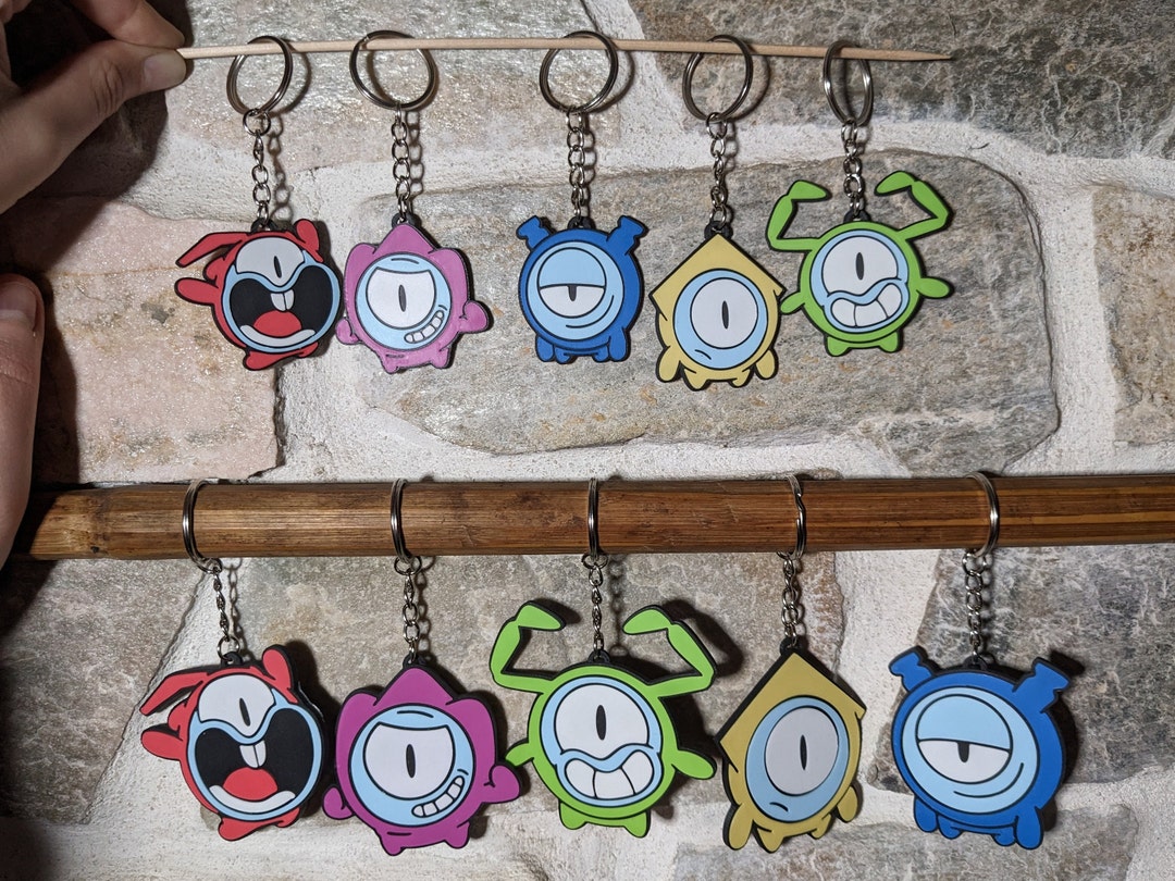 Tinykin Keychain 5-pack Inspired by the Indie Game Tinykin - Etsy