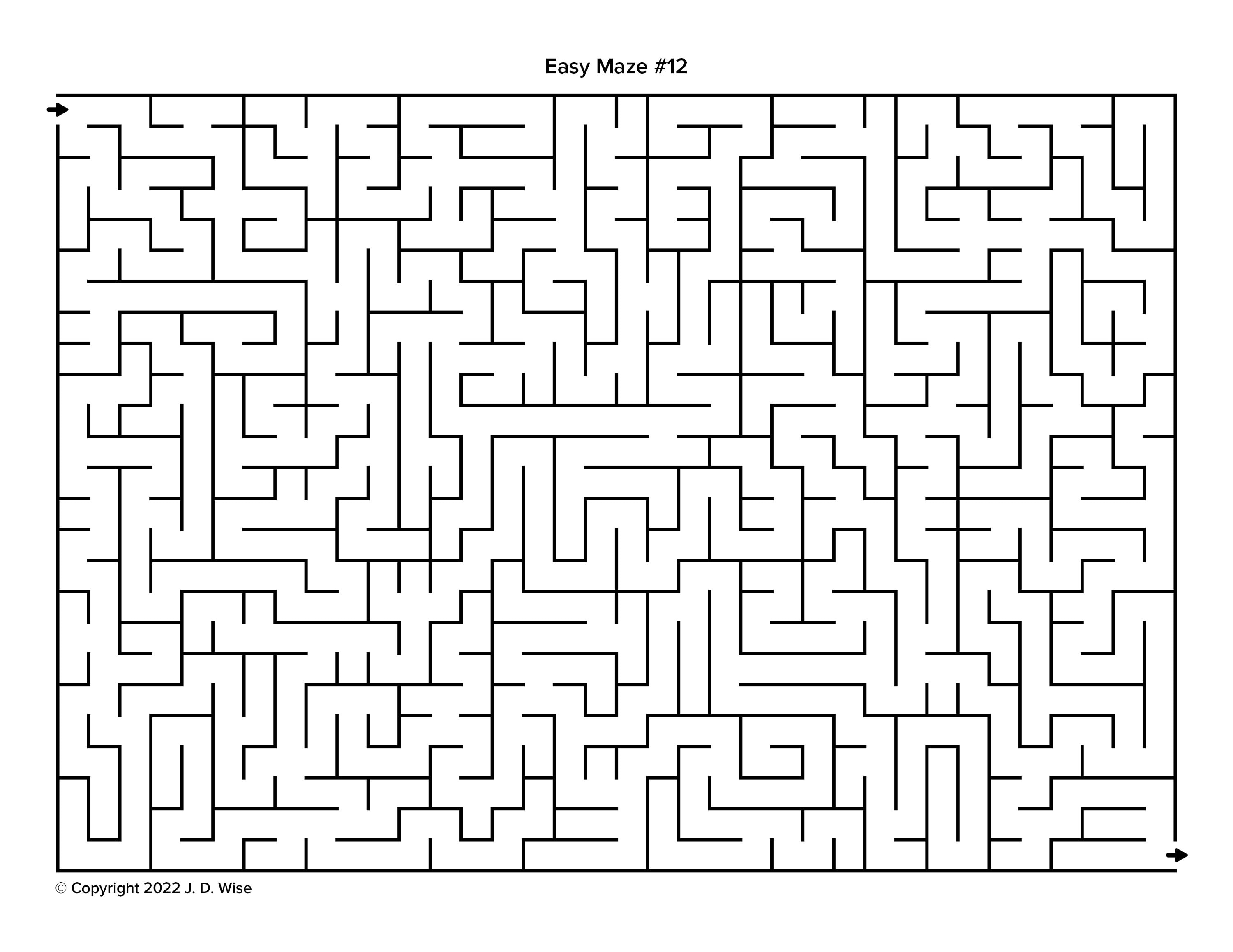 50 Mazes - Easy - Volume 1 - Etsy