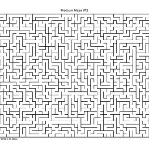 50 Mazes - Medium - Volume 1 - Etsy