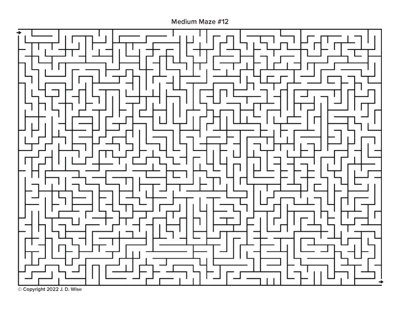 50 Mazes - Medium - Volume 1 - Etsy