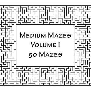 50 Mazes - Medium - Volume 1 - Etsy