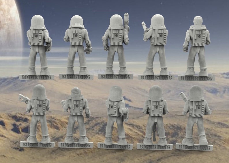 28mm Space People X10 - Etsy UK