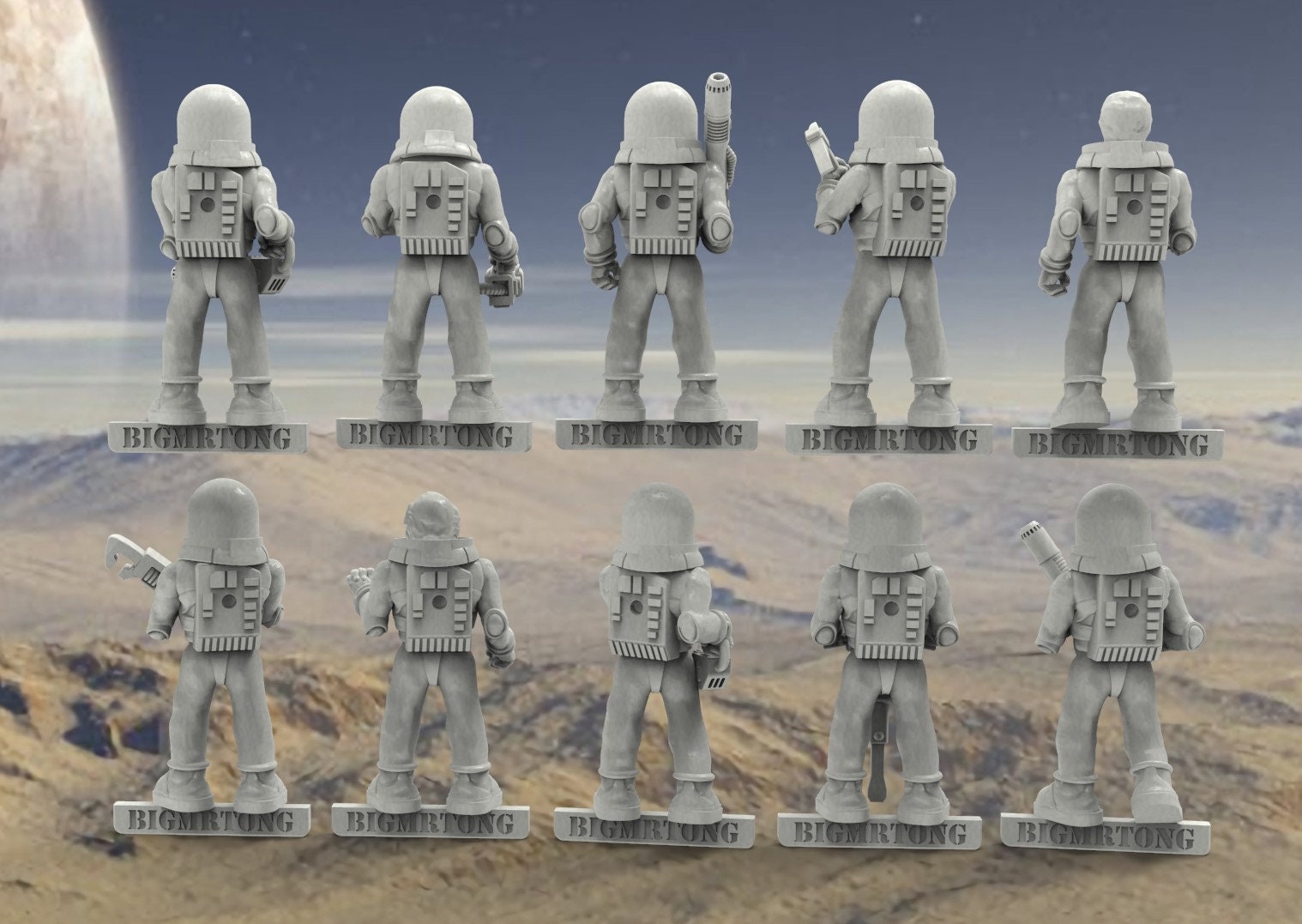 28mm Space People X10 - Etsy UK