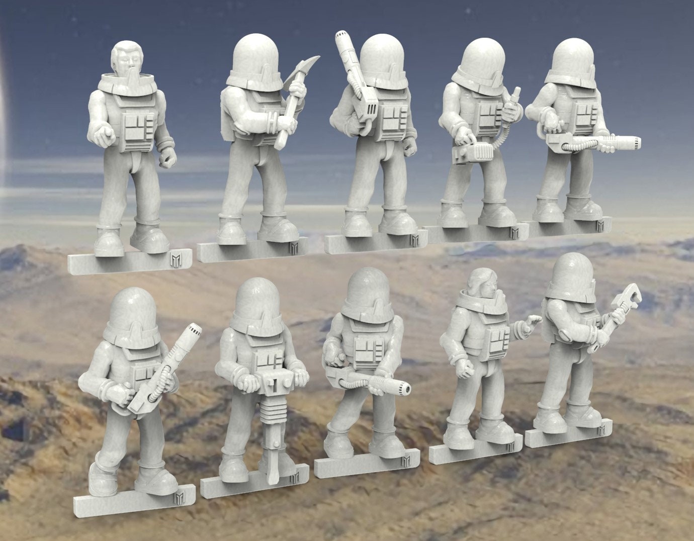 28mm Space People X10 - Etsy UK