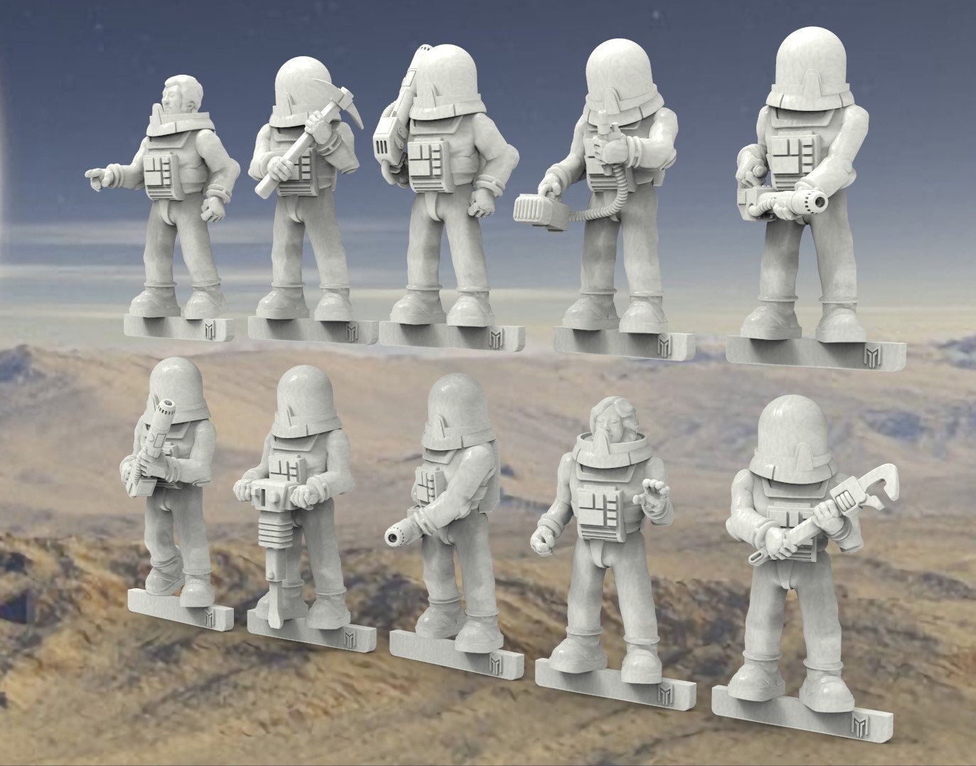 28mm Space People X10 - Etsy UK